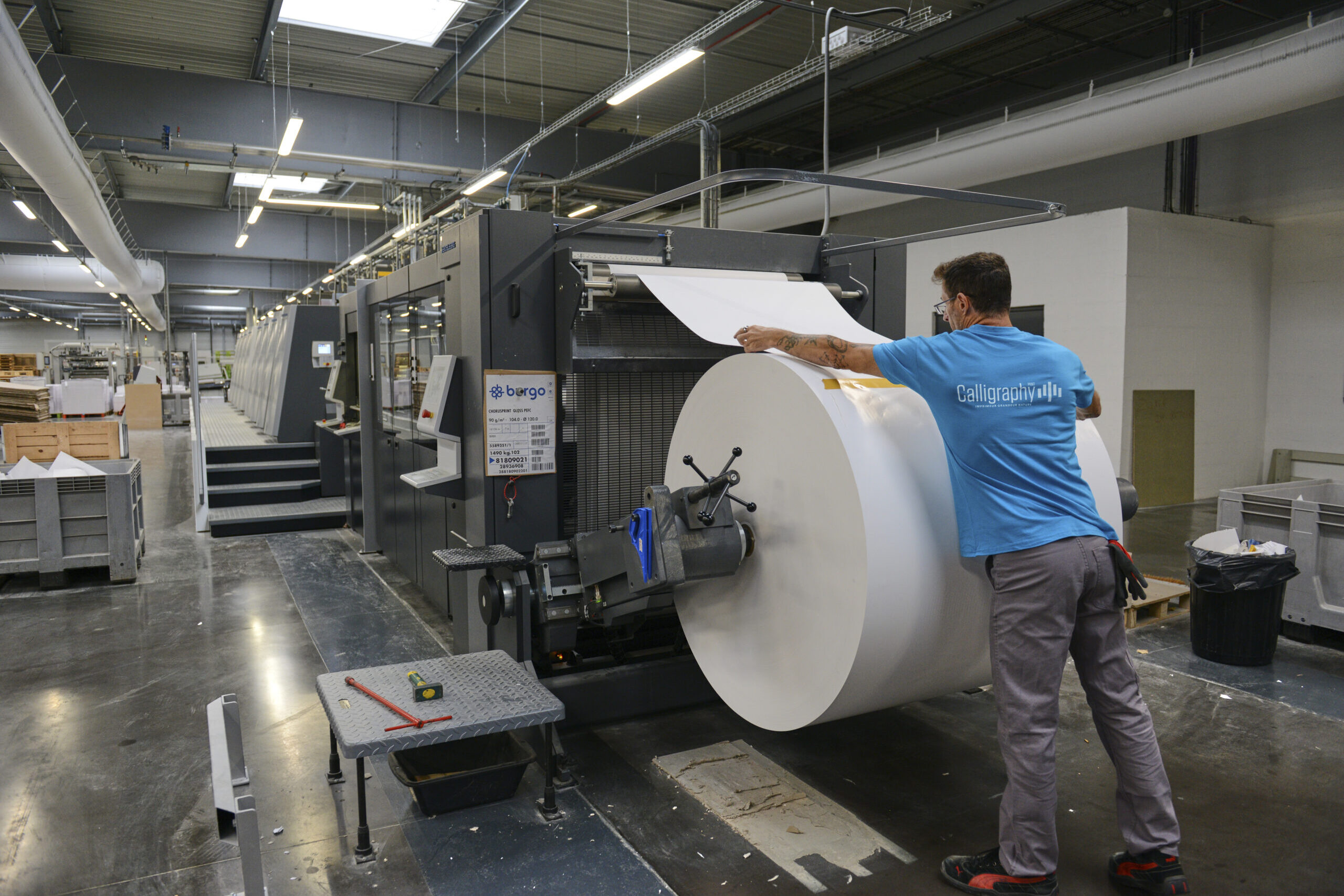 Performance industrielle responsable – Calligraphy Print
